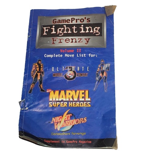 GamePro Magazine November 1996 Fighting Frenzy Insert Mini Magazine ...