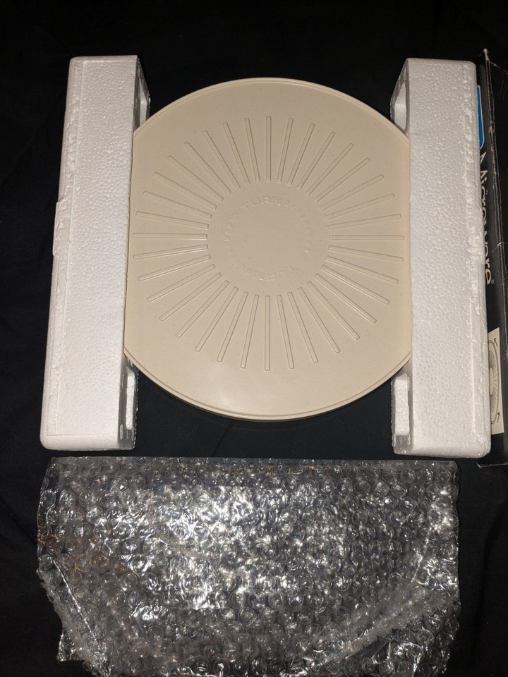 Anchor Ovenware Microwave Compact 9.5" Turntable Open Box Never Used No ...