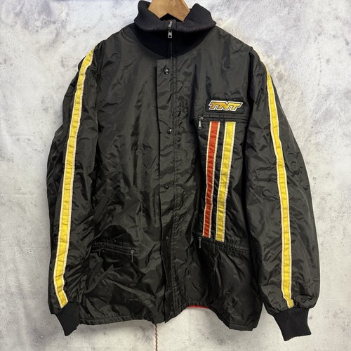 Vintage Ski-Doo TNT Snowmobile Jacket Black Size 44 Bombardier Mode | eBay