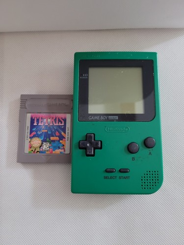 Vintage Nintendo Game Boy Pocket Green MGB-001 With Tetris Game -Works ...