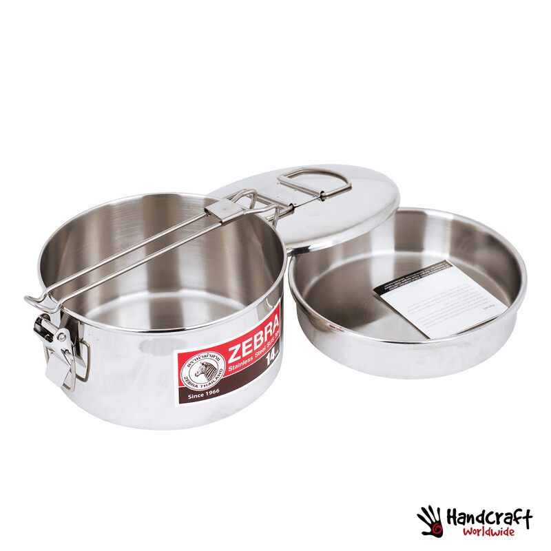 Zebra Lunch Box Stainless Steel Bowl Pan Set Bushcraft Survival Camping ...