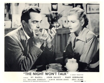 The Night Won't Talk 1952 Original Lobby Card Hy Hazell rare British ...
