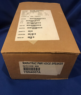 New Motorola MARATRAC Power Voice Speaker YSN4007A W/ Mounting Bracket ...