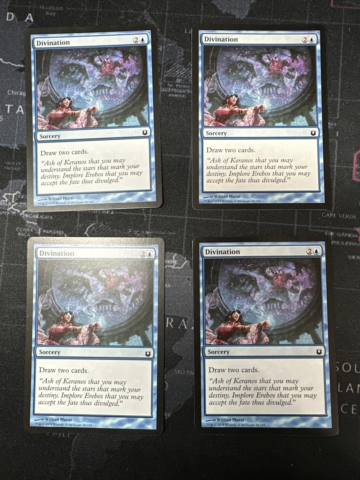 Divination [Born of the Gods] Magic MTG 4X | eBay