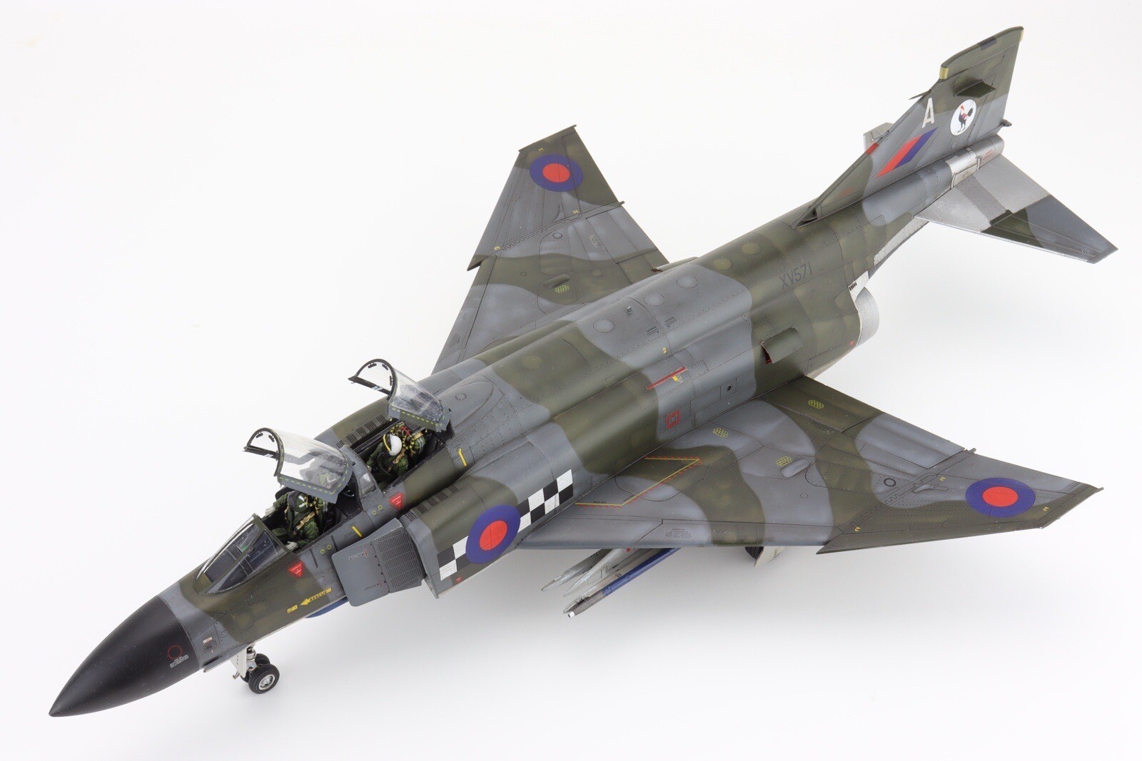 1/48 Scale RAF F4 Phantom. Built Kit | eBay UK