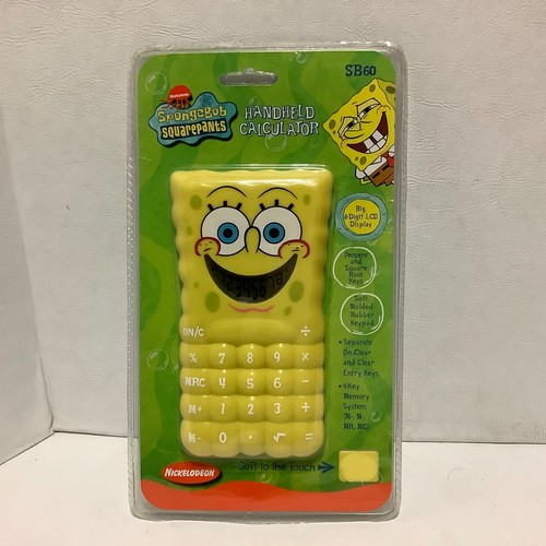 NIP 2004 SpongeBob SquarePants Handheld Calculator SB60 | eBay