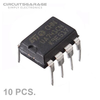 10 X UA741CN LM741 UA741 Op-Amp IC TI DIP-8 Operational Amplifier - USA ...