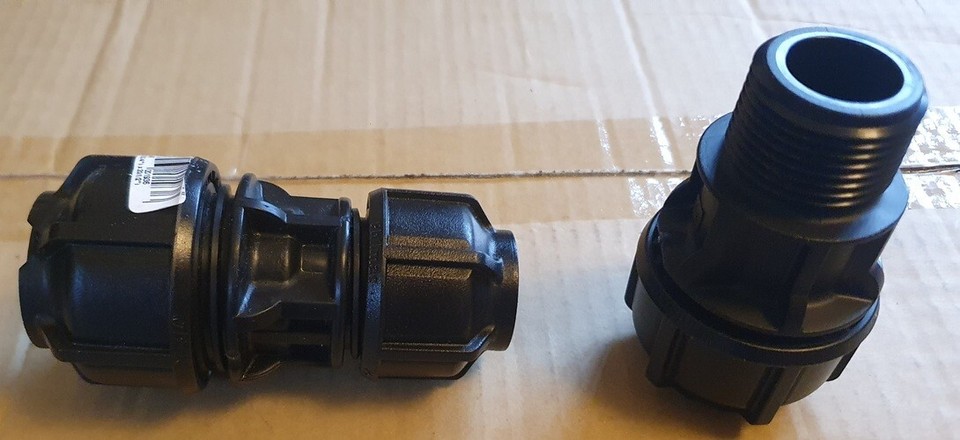 19X Philmac Fittings, Elbow, couplers, stop end, male end connectors ...