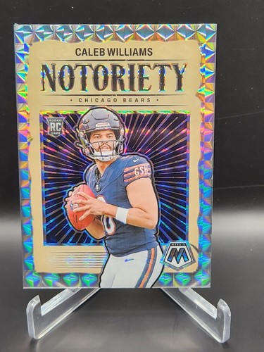 2024 Mosaic Caleb Williams Silver Prizm Notoriety Rookie SP RC #18 | eBay