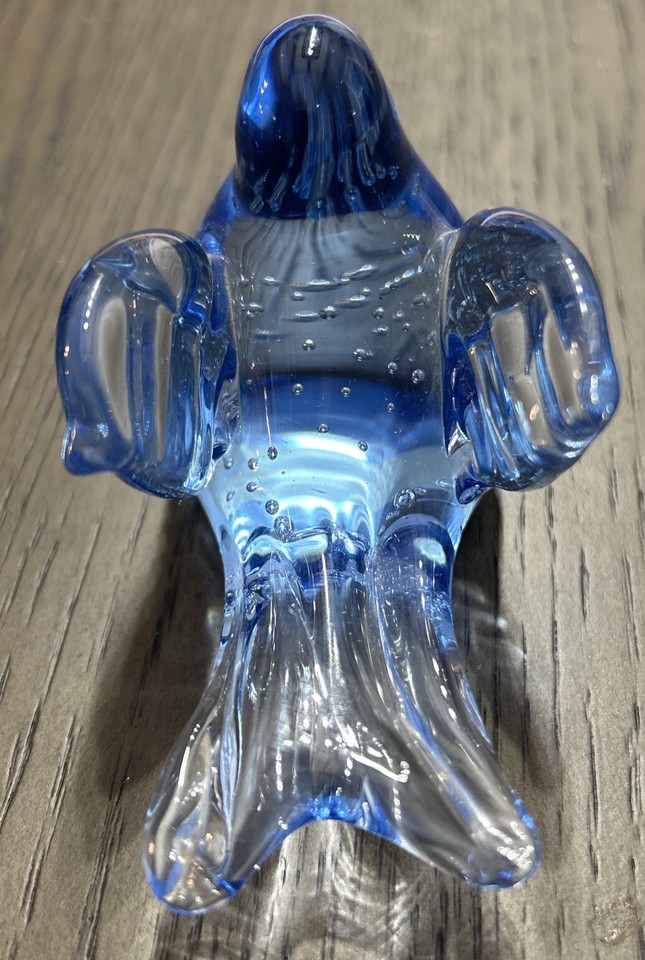 Vintage Enesco Blue Glass Bird |Pale Blue Glass Bird Figurine | eBay