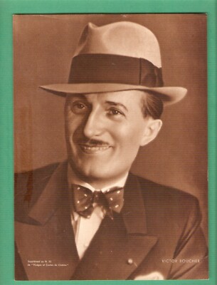 Victor BOUCHER photo grand format sépia années 1931/38 CINEMA sup. no32 ...