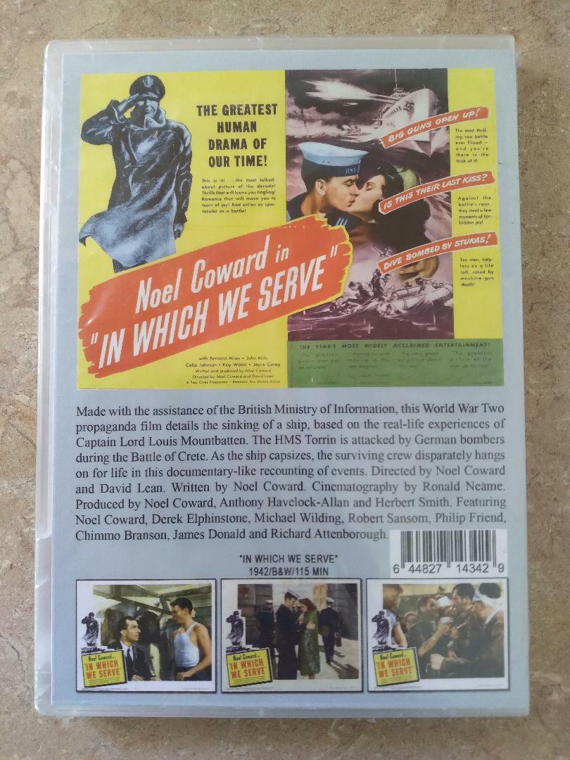 In Which We Serve (1942,DVD) Brand New, Factory Sealed 11891970327| eBay