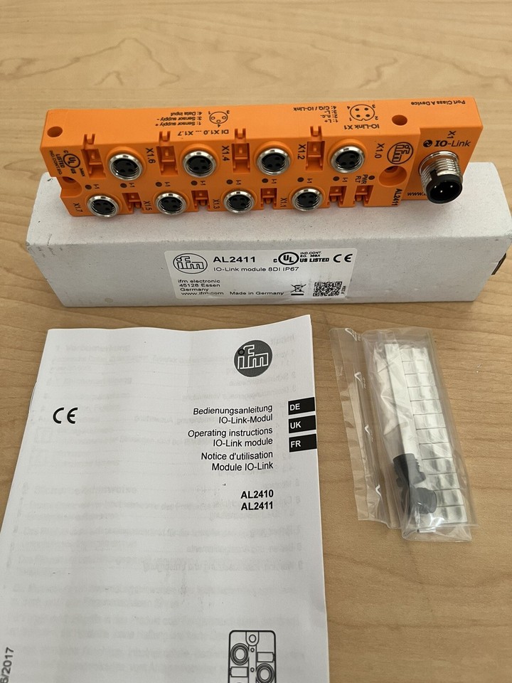 IFM AL2411 IO-Link Module 8DI M8 IP 67 - NEW! | eBay