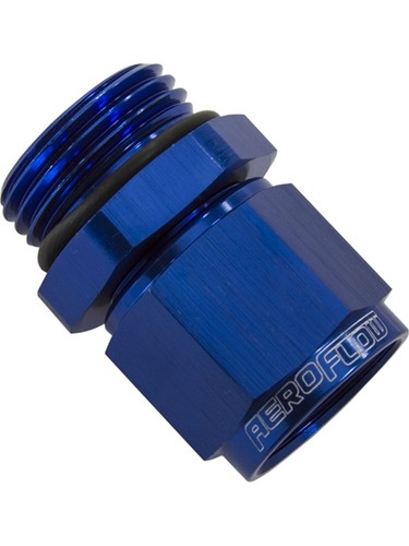 Aeroflow Male -10 ORB to Female -12AN Swivel Adapter Blue (AF907-12-10 ...