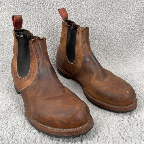 Red Wing Shoes Size 10D 4526 Chelsea Rancher Boot Briar Oil Slick. Made ...