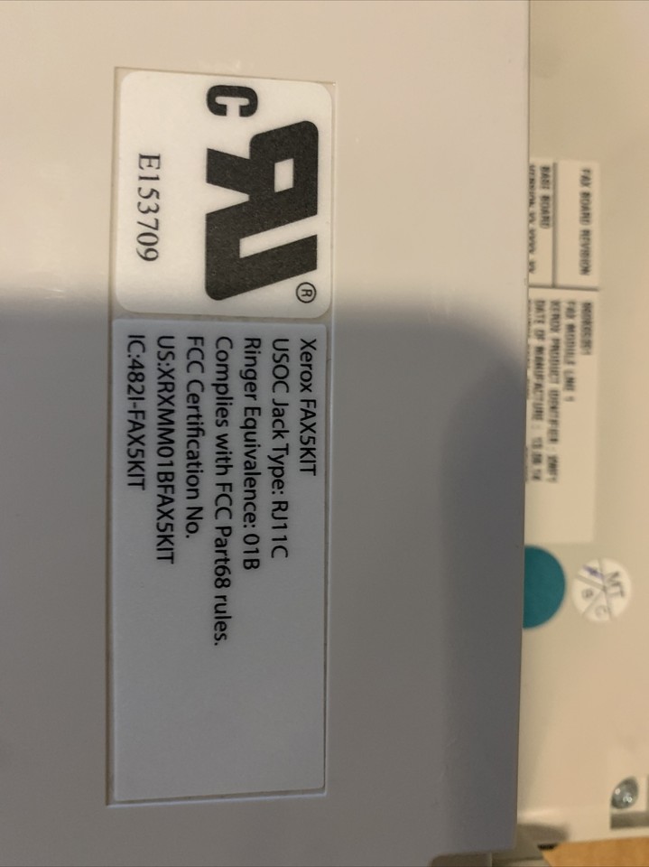Xerox Fax Kits 75/7800 Series | eBay