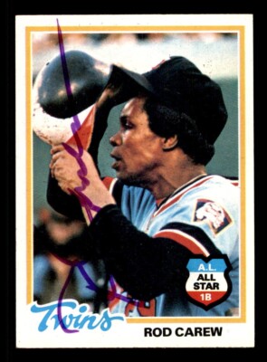 1978 Topps Baseball #580 Rod Carew Signed Autograph (No COA) | eBay