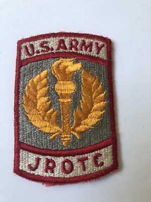 US Army JROTC Embroidered Patch Junior Reserve Officer Training | eBay