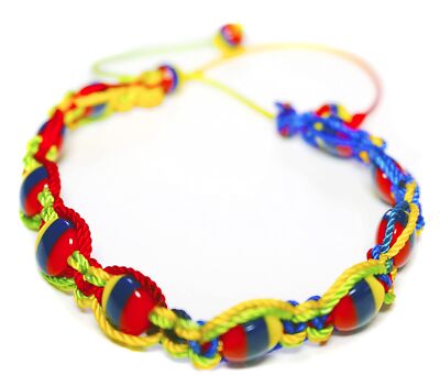 Typical Handmade Bracelet Made by Native Artisans Colombia Ecuador ...