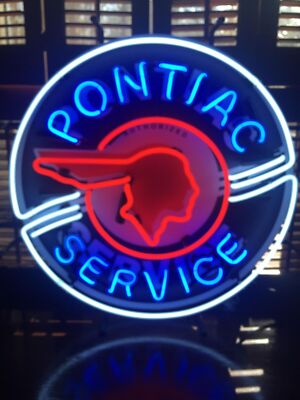 Auto Car Dealer Garage Service Neon Light Sign 18x18 Lamp Garage Wall ...
