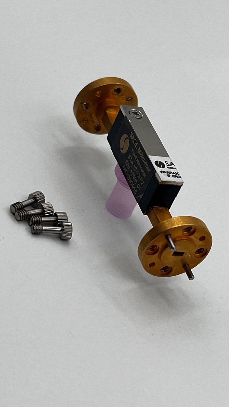 Sage WR-12 Millimeter Waveguide Fixed Attenuator 10 dB Gold Plated | eBay