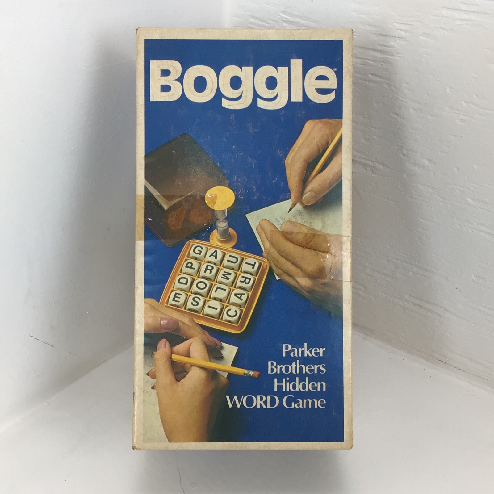 Vintage Boggle Game 1976 by Parker Brothers Hidden Word Dice Timer Race ...