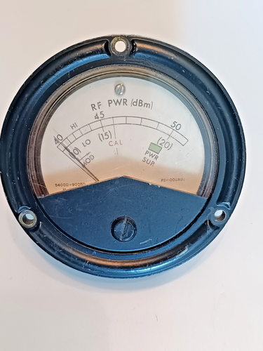 Vintage Phaostron RF PWR dBm Gauge Meter Military | eBay