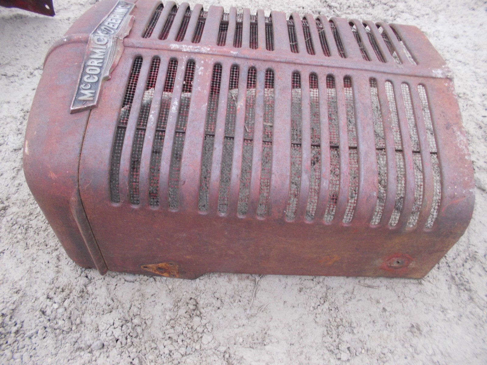 McCormick Deering Farmall W6 IH Tractor ORIGINAL front nose cone grill ...