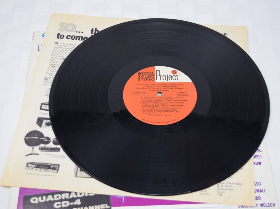 Jazz Urbie Green 21 Trombones Quadraphonic Project 3 PR5024QD Hype GF ...