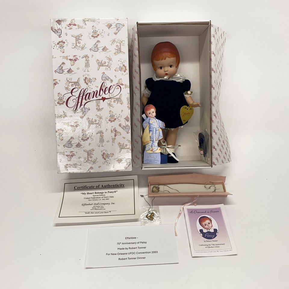 Effanbee Robert Tonner UFDC 2003 Doll My Heart Belongs To Patsy 75th ...