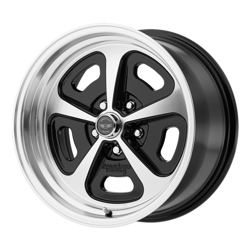 17x9 American Racing VN501 500 MONO CAST Gloss Blk Machined Wheel 5x4.5 ...