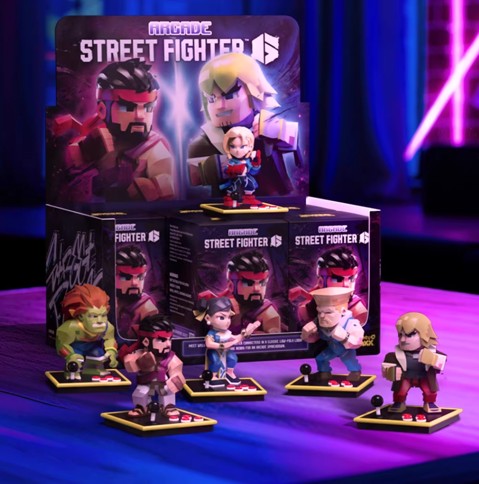 Mighty Jaxx Street Fighter Series Pixel Style 3.1" Blind Box Figure ...