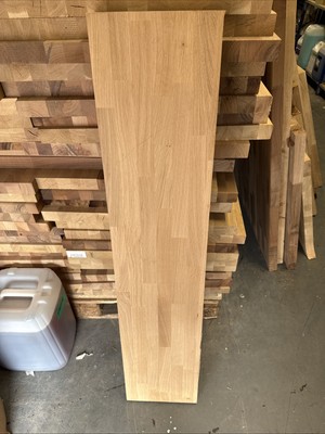 Solid Oak Kitchen Worktop Off Cut 40mm thick 1205mm X 258mm A26-14 ...