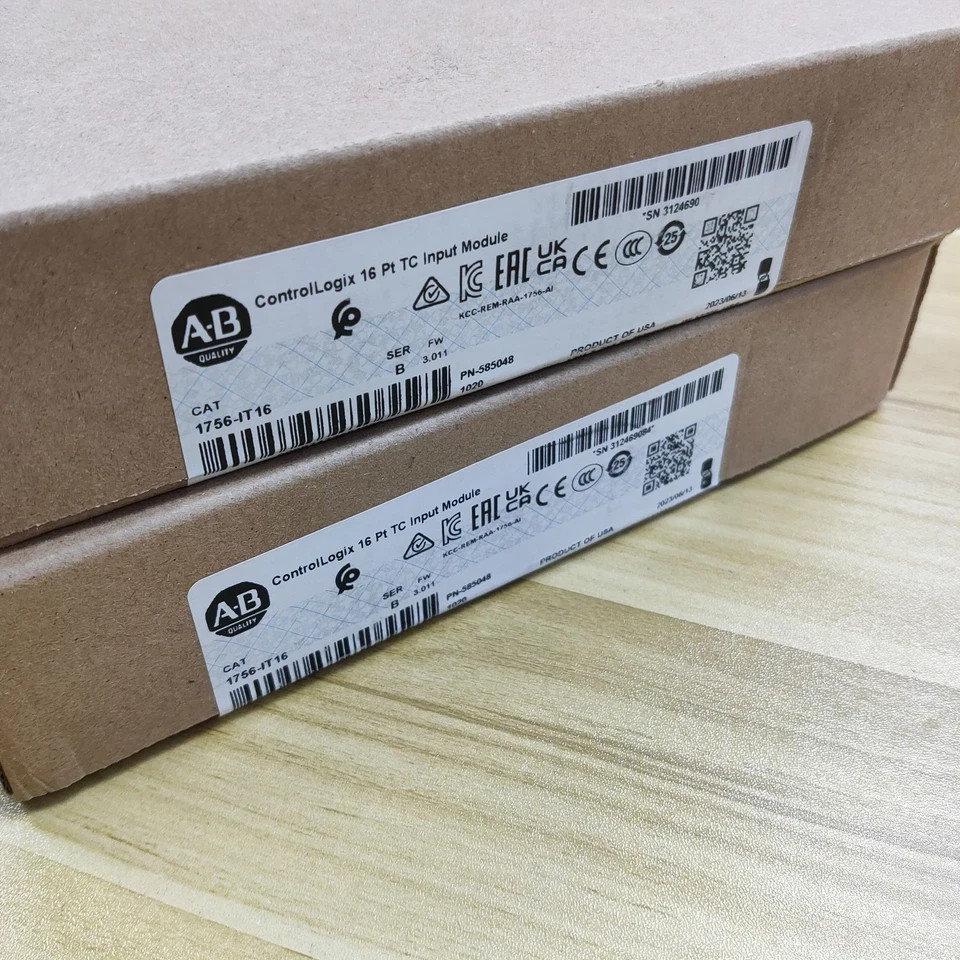 New Sealed Allen Bradley 1756-IT16 ControlLogix 16 Pt TC Input Module ...