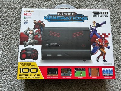 Retro-Bit Generations Game Console 100+Games From Capcom Data East ...