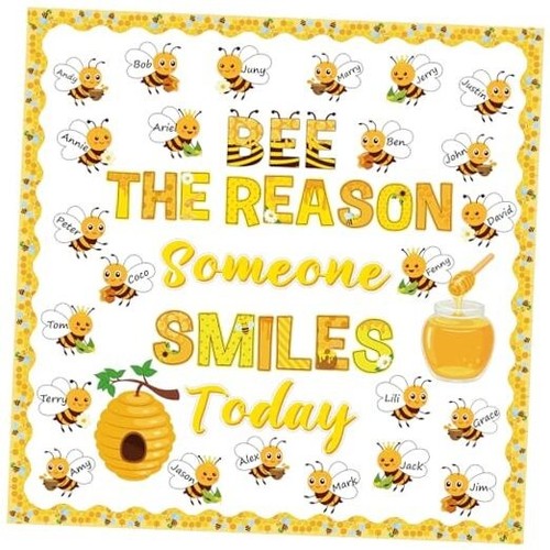 3D Sunflower Bulletin Board Decorations Set Bee Classroom Door Decor ...