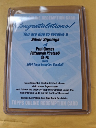 2024 Topps Inception Paul Skenes Rc Silver Signings | eBay