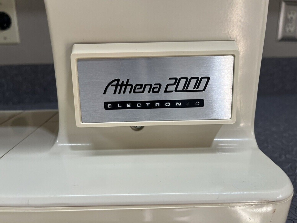 Athena 2000 Electronic Singer Embroidery Sewing Machine - Tested ...