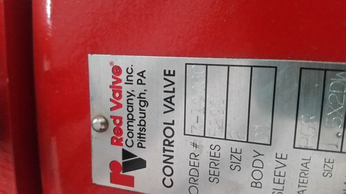 RED VALVE 5200 SERIES SIZE 2 CONTROL PINCH VALVE 1.5X2DW | eBay