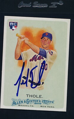 2010 Allen & Ginter #295 Josh Thole Mets Signed Auto *37363 | eBay