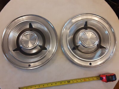Vintage 1962 Pontiac 14''Inch Hubcaps | eBay