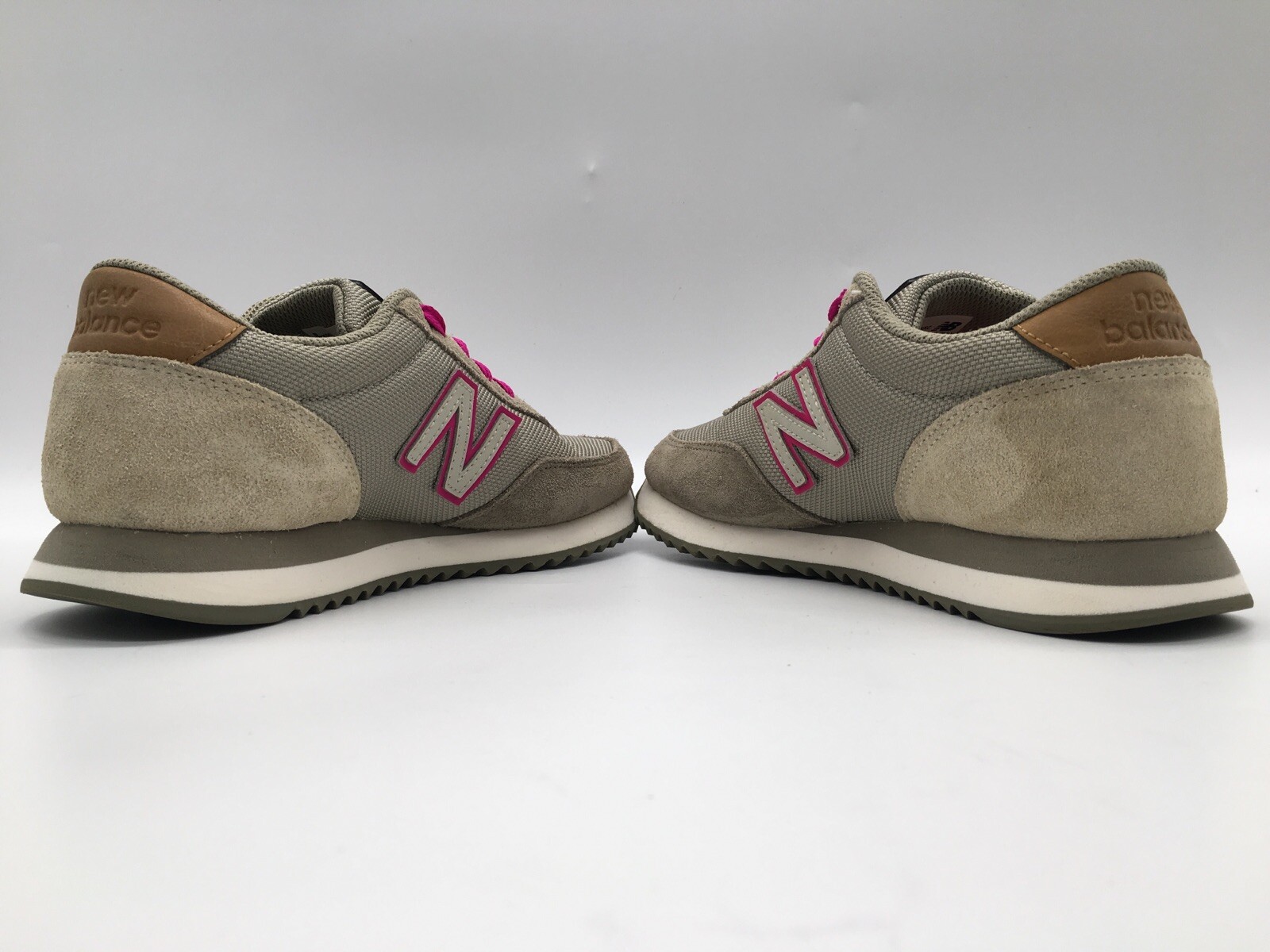 Women's Taupe New Balance 501 Classic Sneaker Shoe Si… - Gem