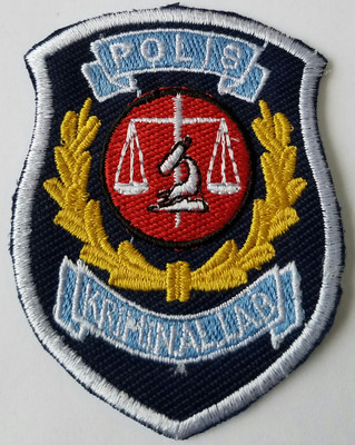 Polis Kriminal Lab Cloth Patch | eBay