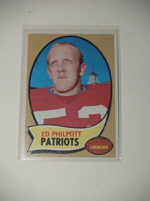 1970 Topps Ed Philpott #138 Rookie Patriots - Near Mint or better | eBay