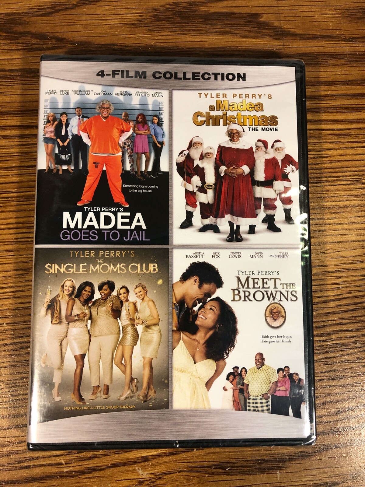 Tyler Perry 4 Film Collection DVD MADEA GOES TO JAIL CHRISTMAS MEET THE ...