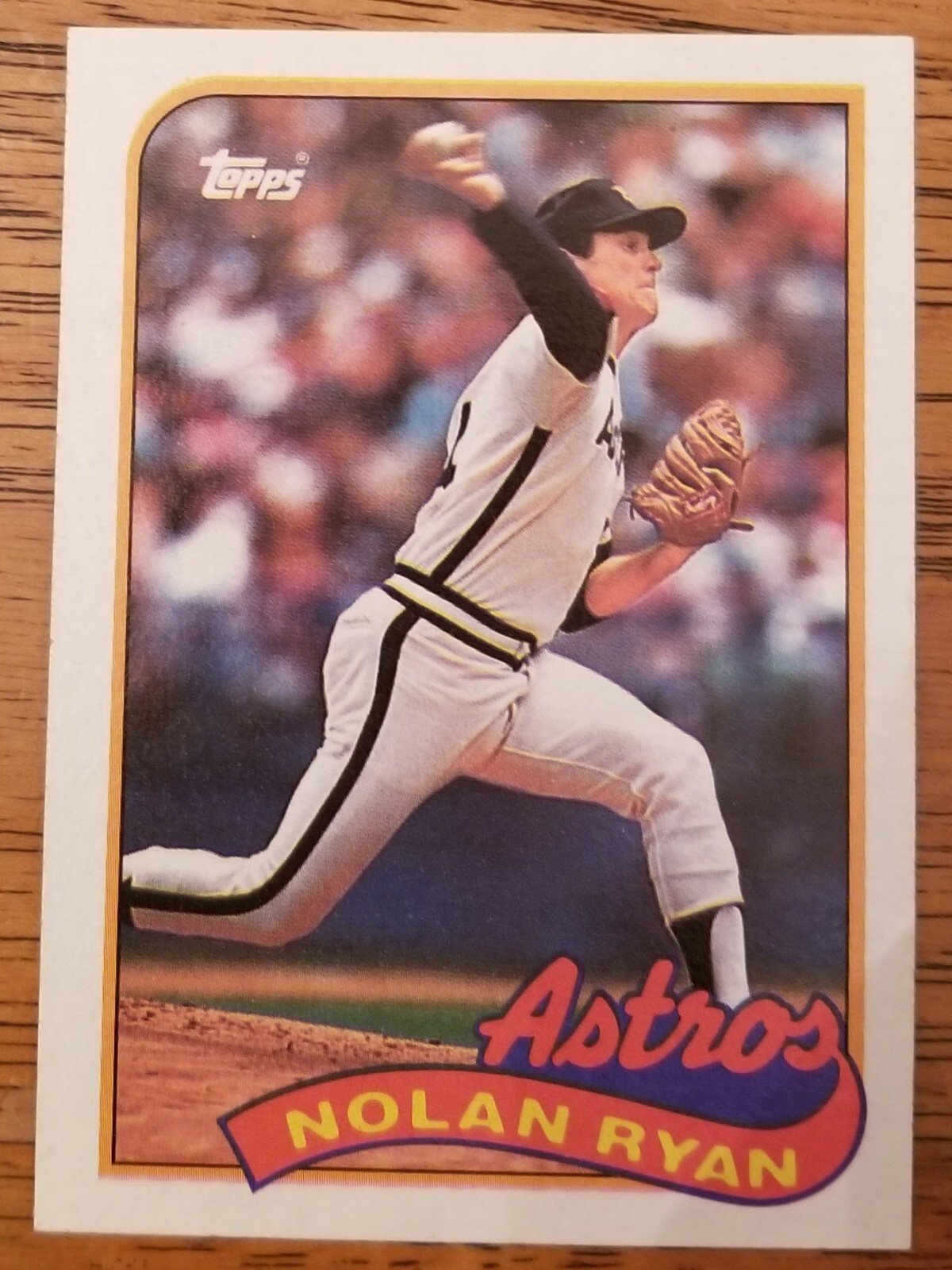 Nolan Ryan Astros Baseball Card