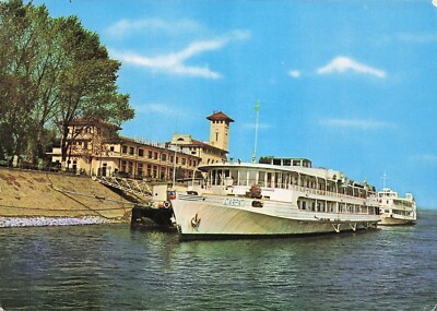 Giurgiu Romania Harbor SS Carpati Steamer Ship Danube Cruise 6x4 ...