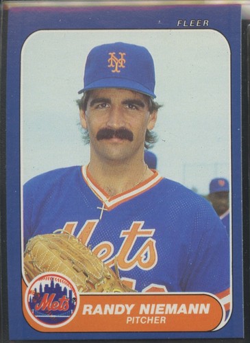 1986 Fleer Update #82 Randy Newman New York Mets | eBay