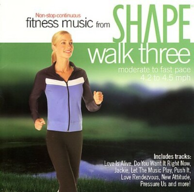 Shape Fitness Music: Walk 3 High Energy - Music CD - Various Artists ...