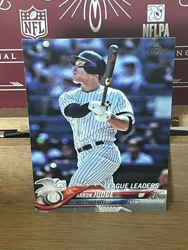 2018 Topps Series 1 Aaron Judge League Leaders Baseball Card #111 ...